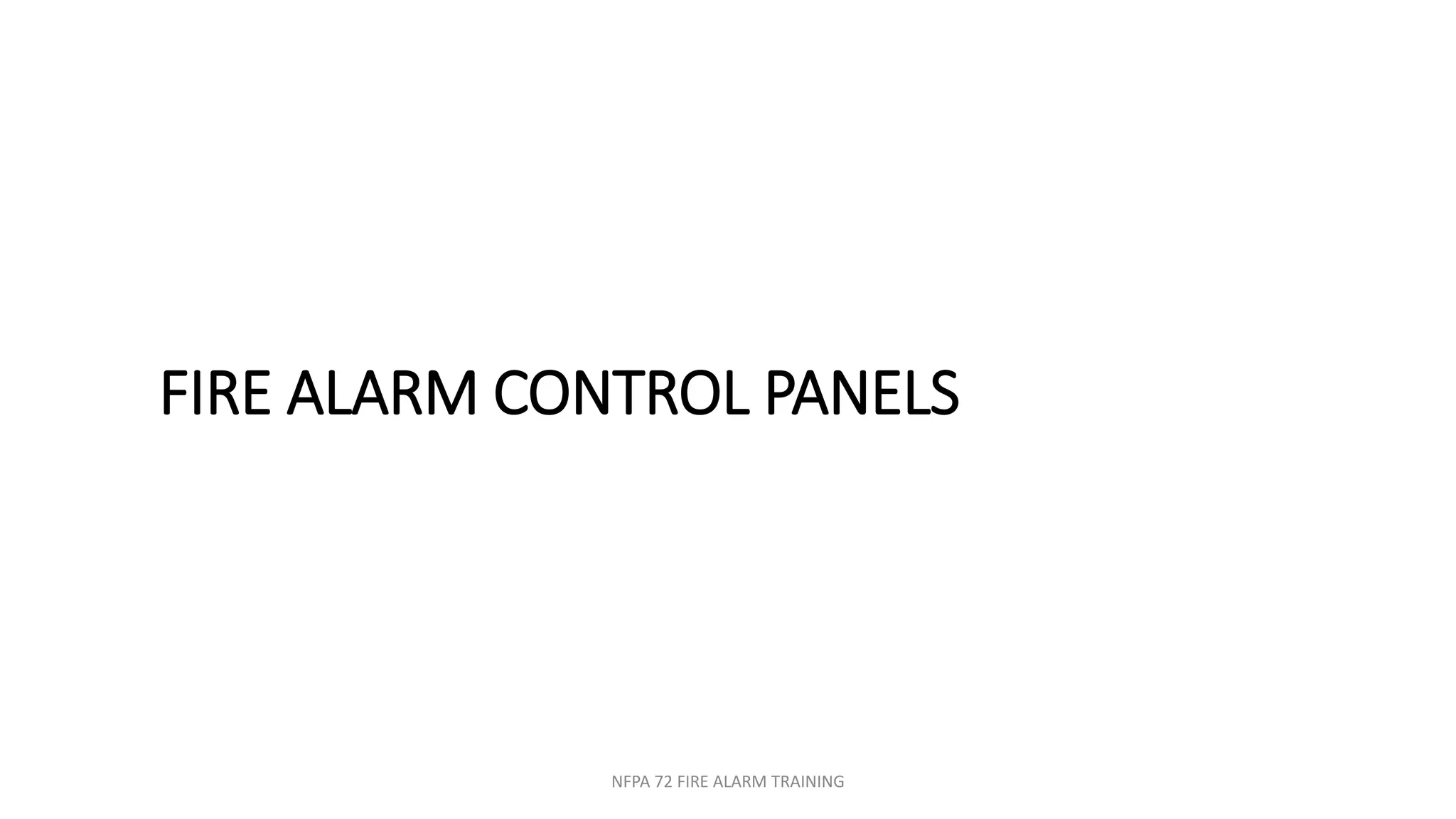 NFPA 72 Fire Alarm Training.pdf fire detection system | PDF