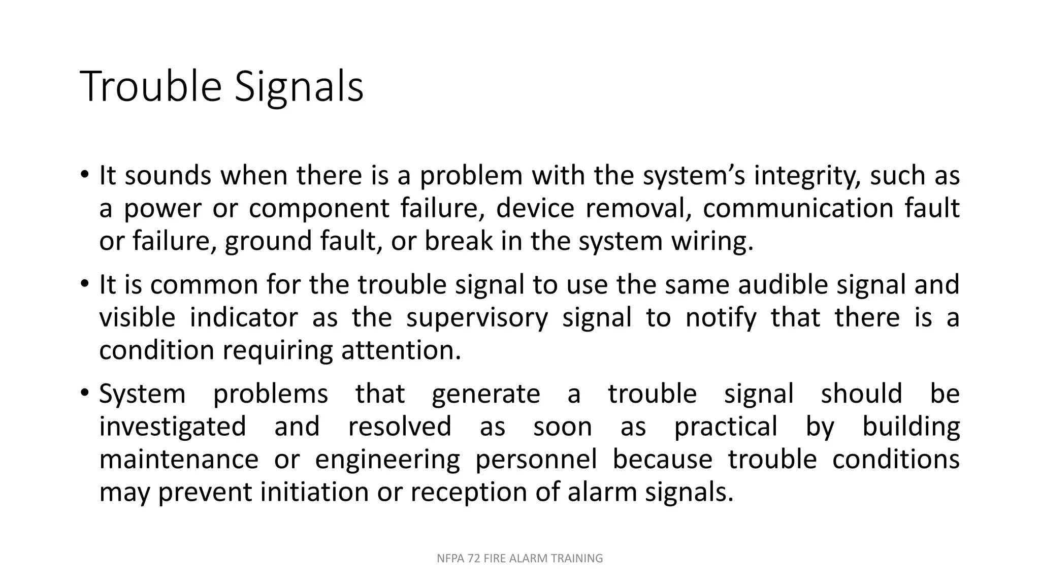 NFPA 72 Fire Alarm Training.pdf fire detection system | PDF