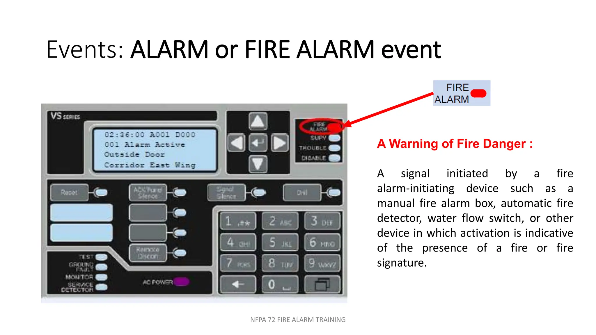 NFPA 72 Fire Alarm Training.pdf fire detection system | PDF