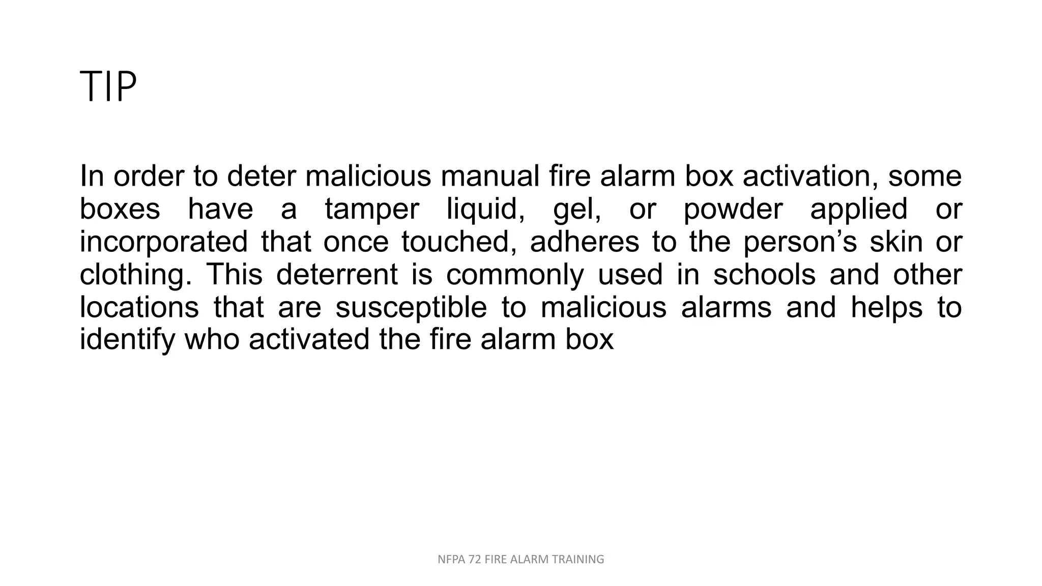 NFPA 72 Fire Alarm Training.pdf fire detection system | PDF
