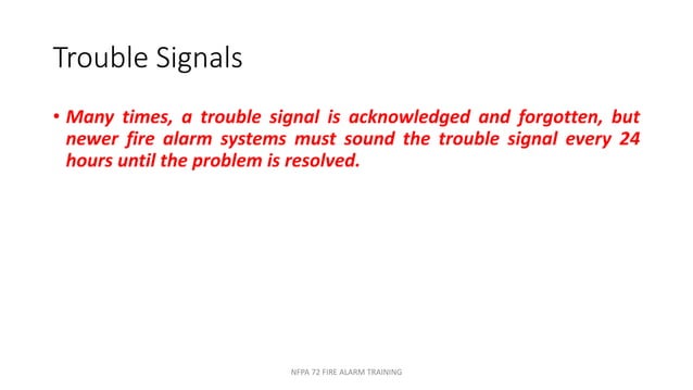 NFPA 72 Fire Alarm Training.pdf fire detection system | PDF