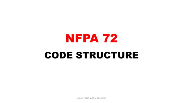 NFPA 72 Fire Alarm Training.pdf fire detection system | PDF
