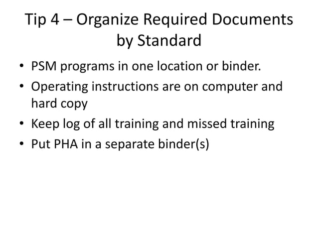 Nfpa process safety and osha, seven keys to surviving a chem nep audi | PPT