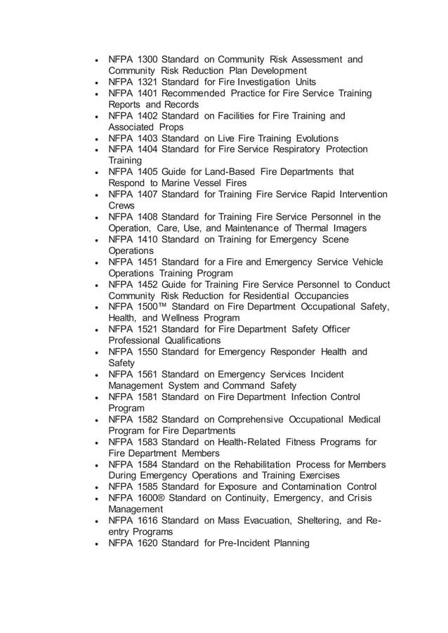 NFPA Standard.docx