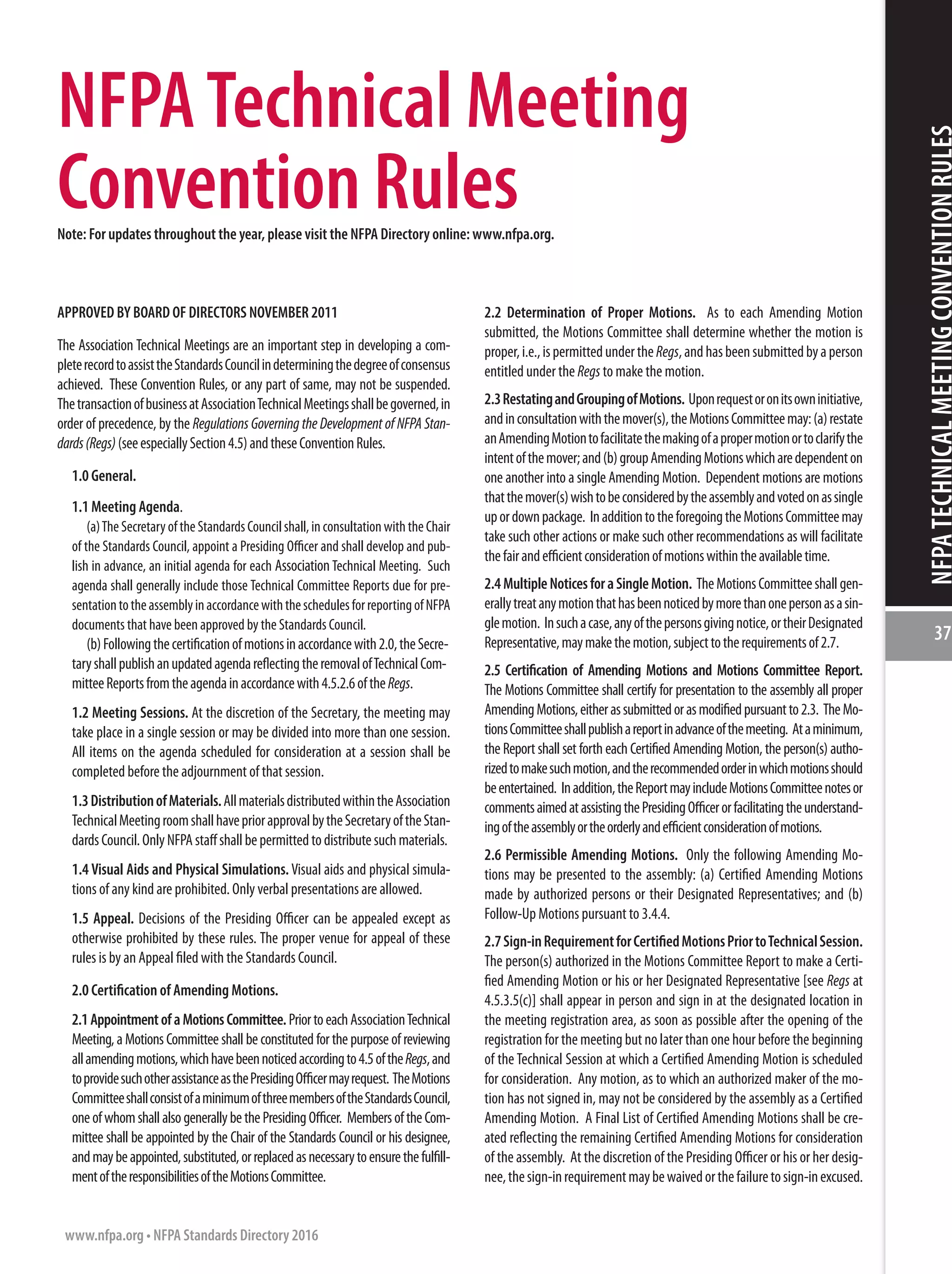 Nfpa standards directory 2016 | PDF