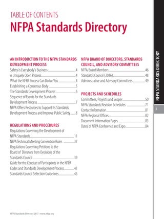 Nfpa standards directory_2017-1 | PDF
