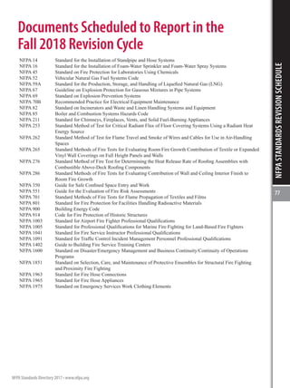 Nfpa standards directory_2017-1 | PDF