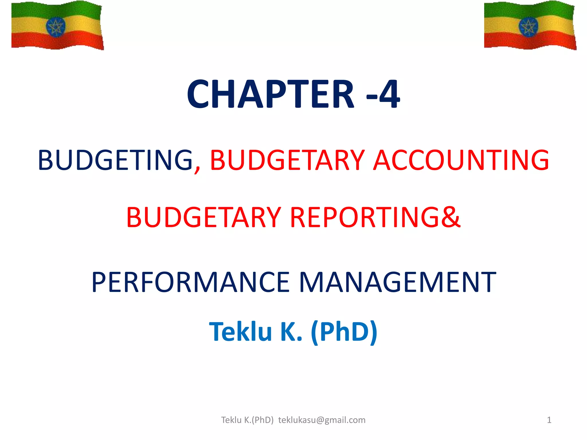 Budget and Budgetary Accounting | PPTX