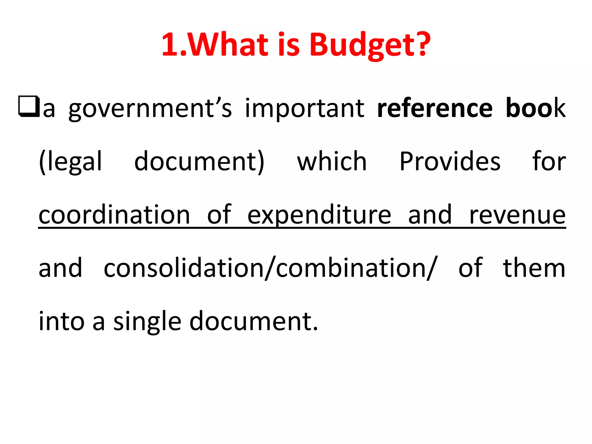 Budget and Budgetary Accounting | PPTX
