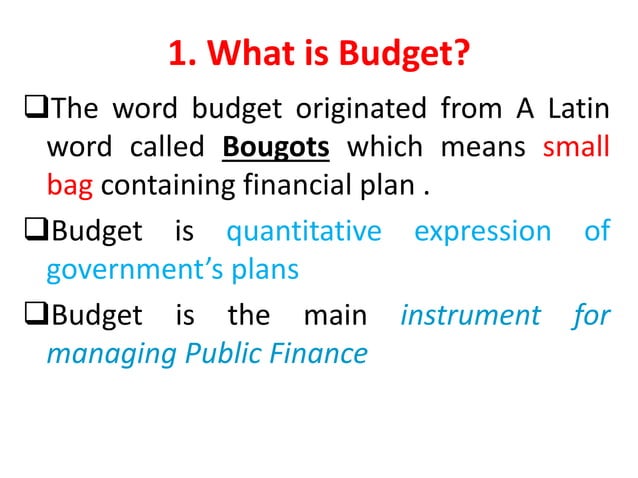 Budget and Budgetary Accounting | PPTX