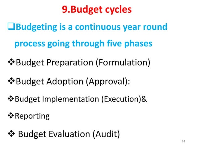 Budget and Budgetary Accounting | PPTX