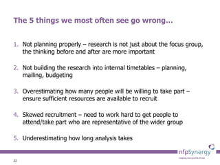 Testing your messages with focus groups | PDF
