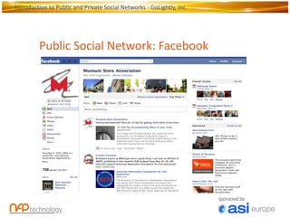 Introduction to private vs public social networks | PPTX