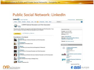Introduction to private vs public social networks | PPTX
