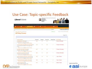 Introduction to private vs public social networks | PPTX