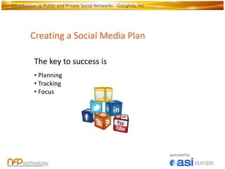 Introduction to private vs public social networks | PPTX