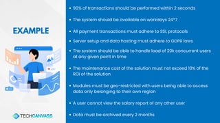 Non functional requirements in Software Development | PPT