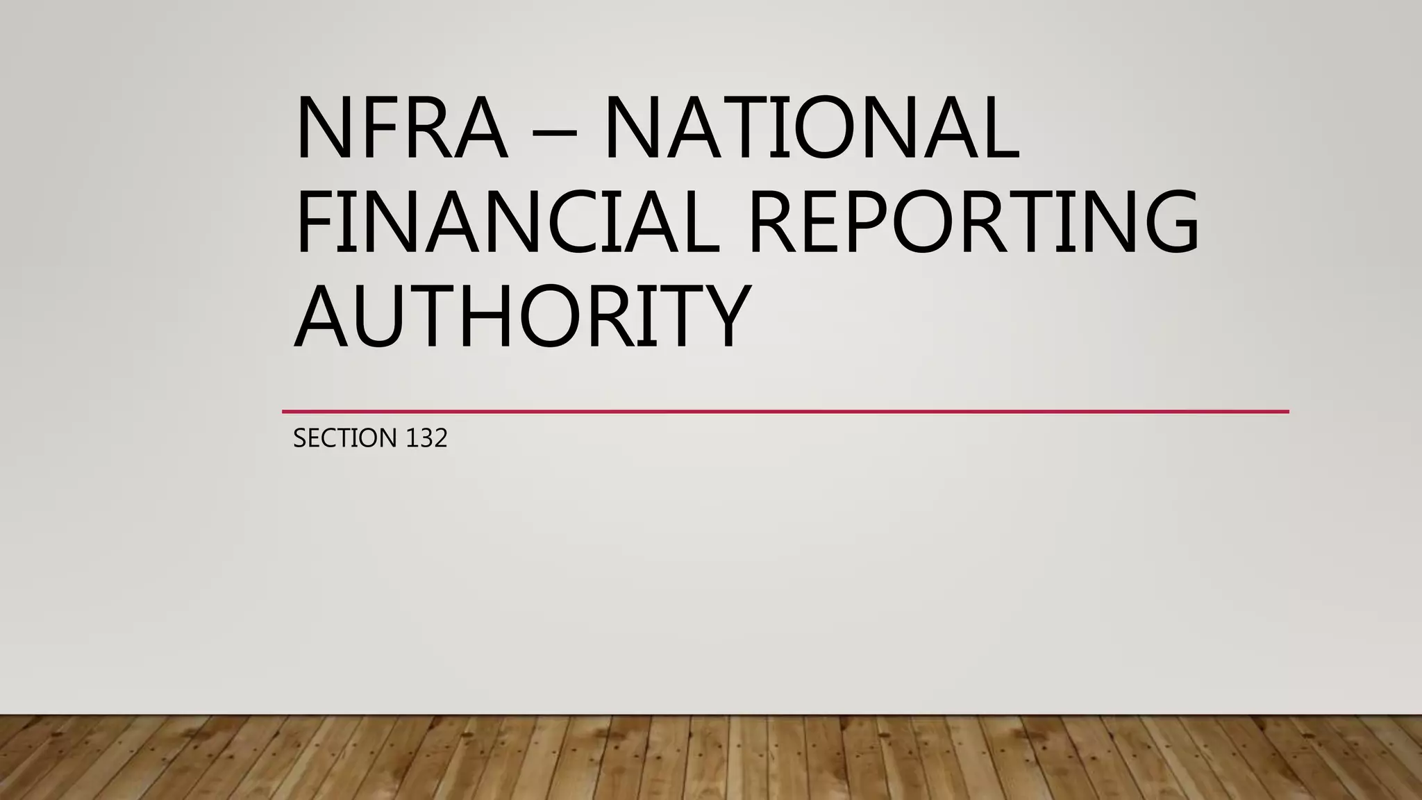 NFRA | PPTX