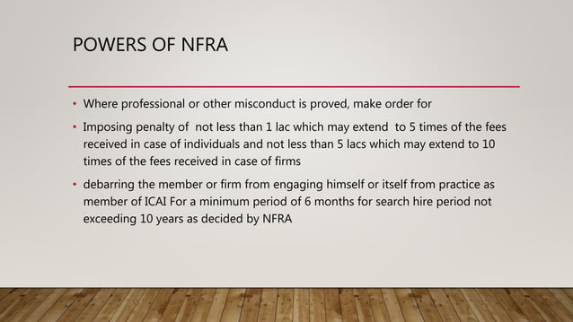 NFRA | PPTX