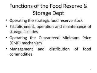 National Food Reserve Agency (NFRA)_Brief | PPTX