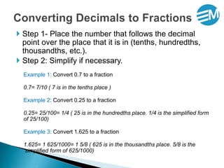 (N) fraction conversion By Emath360 | PPTX