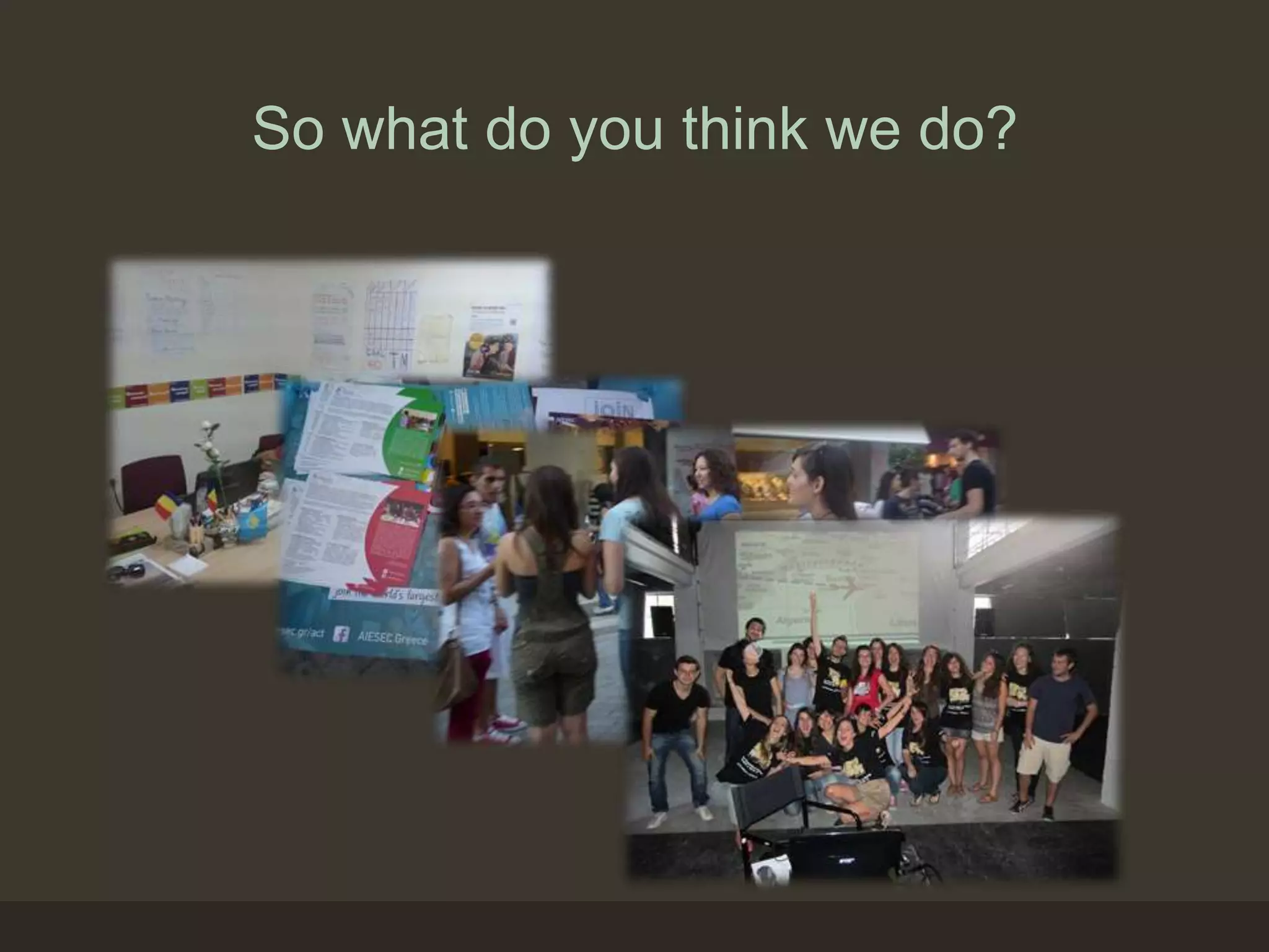 Life of an AIESECer | PPT