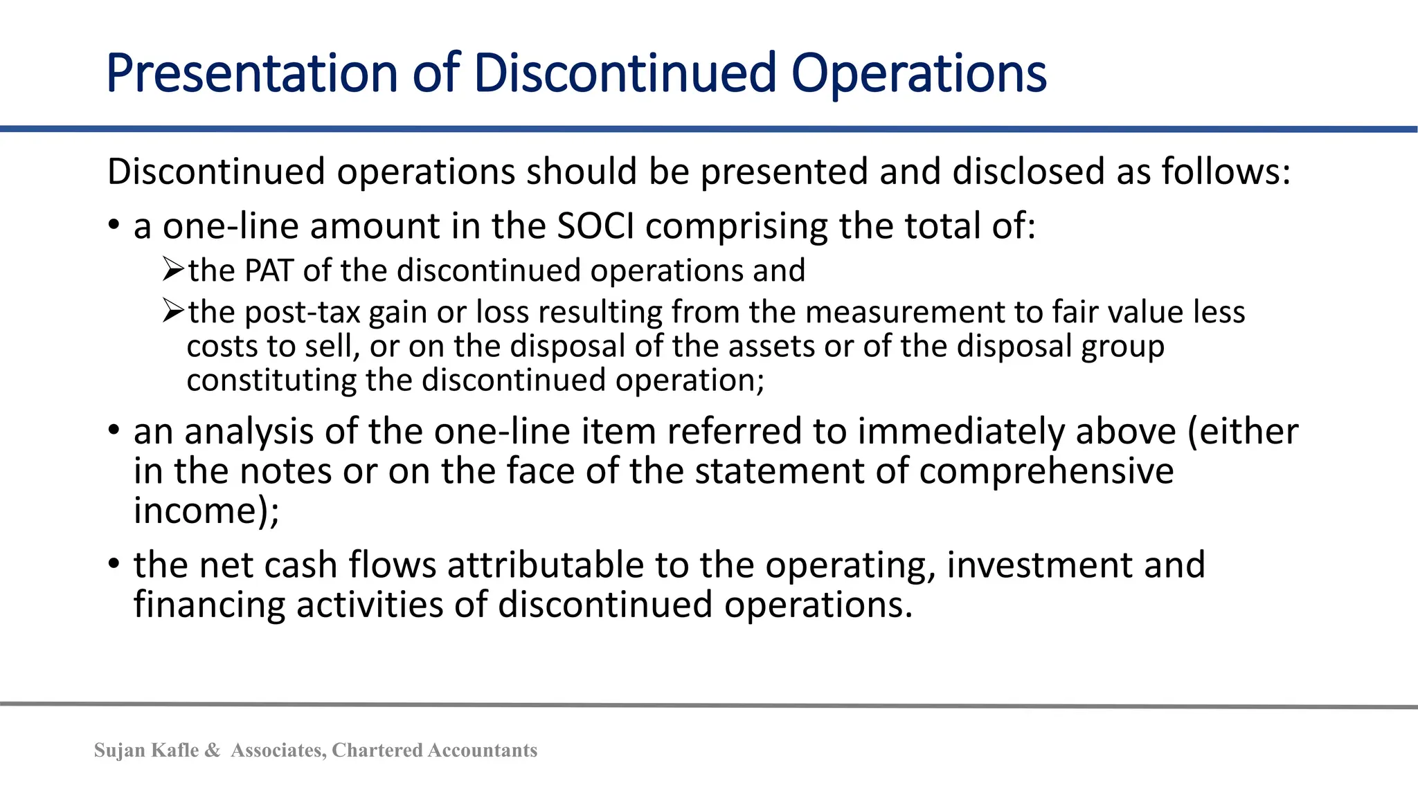 NFRS 5 Non current assets held for sale and discontinued operations | PPTX