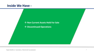 NFRS 5 Non current assets held for sale and discontinued operations | PPTX
