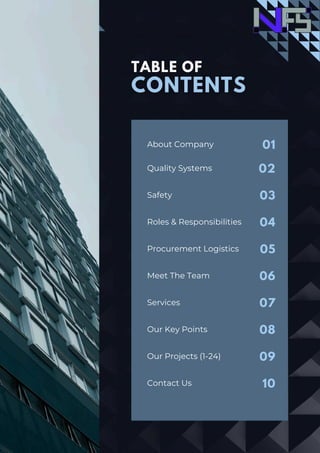 NFS Company Profile for Glazzing Work in India | PDF