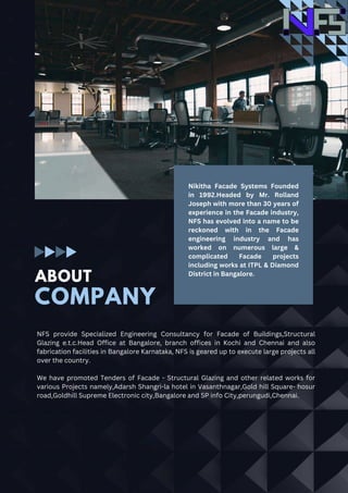 NFS Company Profile for Glazzing Work in India | PDF