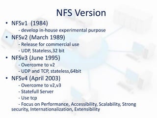 NFS(Network File System) | PDF