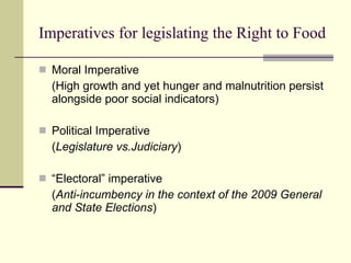Tackling Hunger in India | PPT