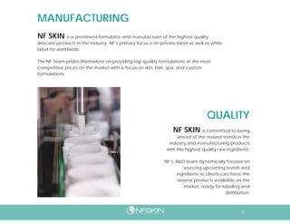 NF SKIN PRODUCTS | PDF | Skin and Dermatology | Diseases and Conditions