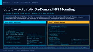Comprehensive Linux NFS Training: Features, Mount Options ...