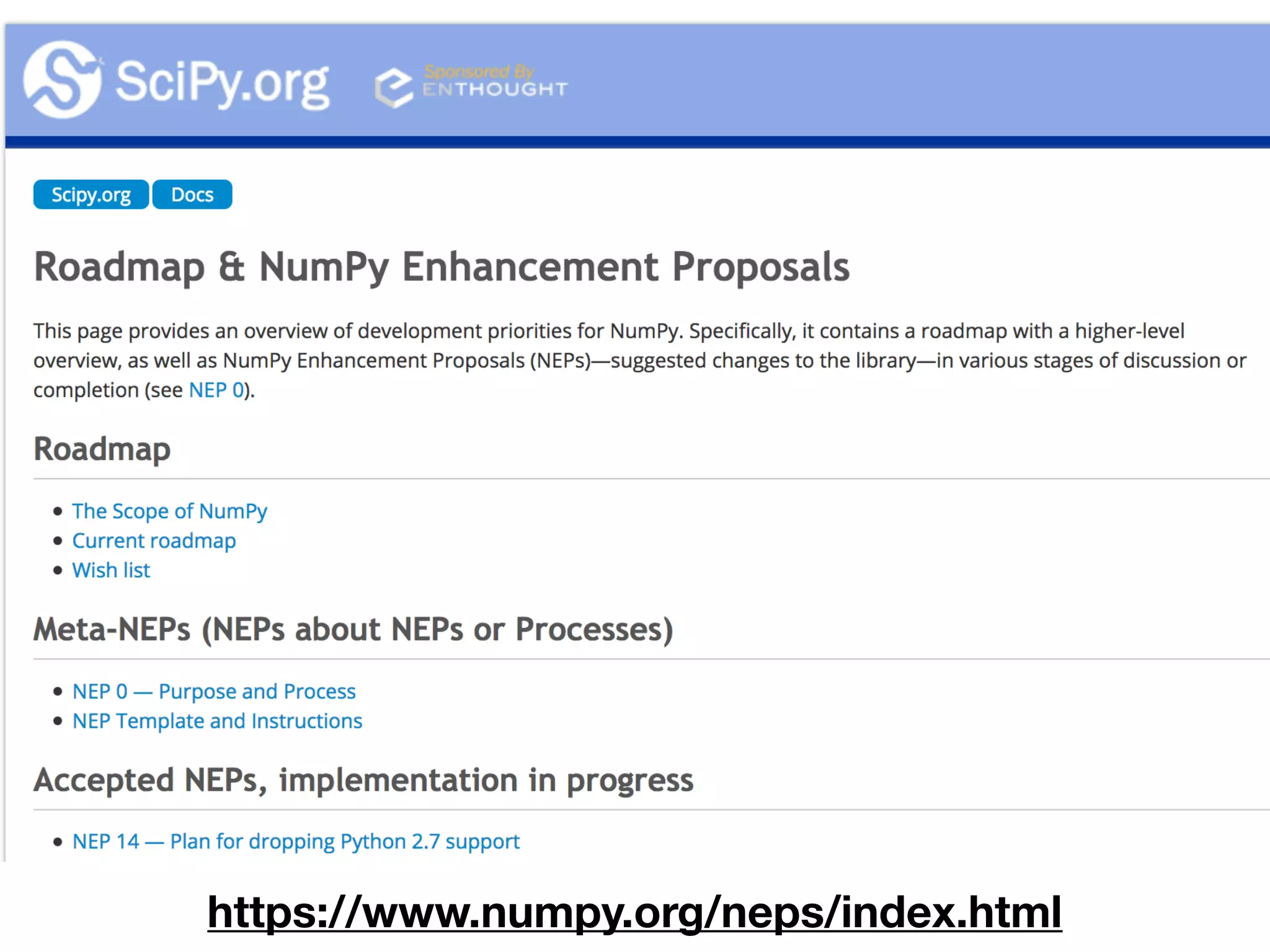 NumFOCUS_Summit2018_Roadmaps_session | PPT