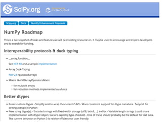 NumFOCUS_Summit2018_Roadmaps_session | PPT