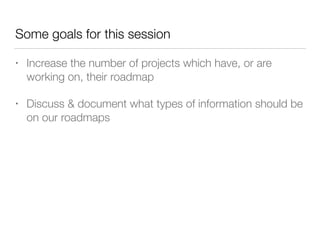 NumFOCUS_Summit2018_Roadmaps_session | PDF