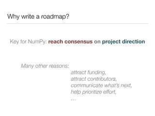 NumFOCUS_Summit2018_Roadmaps_session | PPT