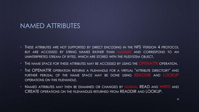 Nfs version 4 protocol presentation | PPT