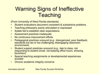 Demonstrating the Quality & Significance of Teaching | PPT