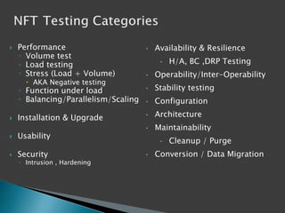Non-functional Testing (NFT) Overview | PPTX