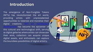 NFT Art Marketplace Development | Debut Infotech | PDF