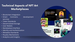 NFT Art Marketplace Development | Debut Infotech | PPT