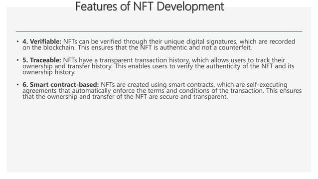 NFT Development | PPT