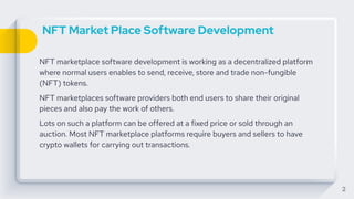 Nft marketplace development to buy & sell nft tokens coinjoker | PDF | Technology & Computing
