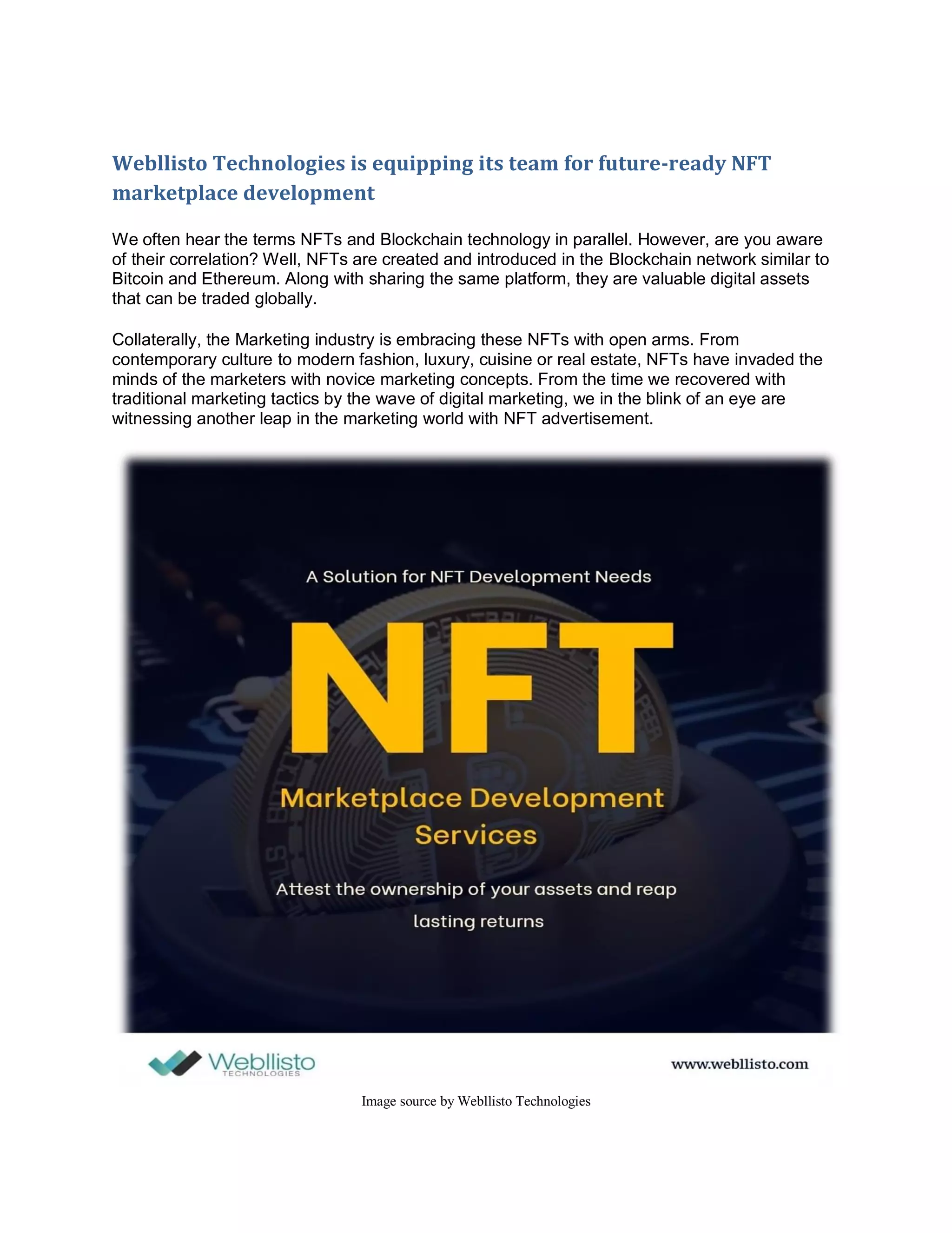 NFT Marketplace Development | PDF
