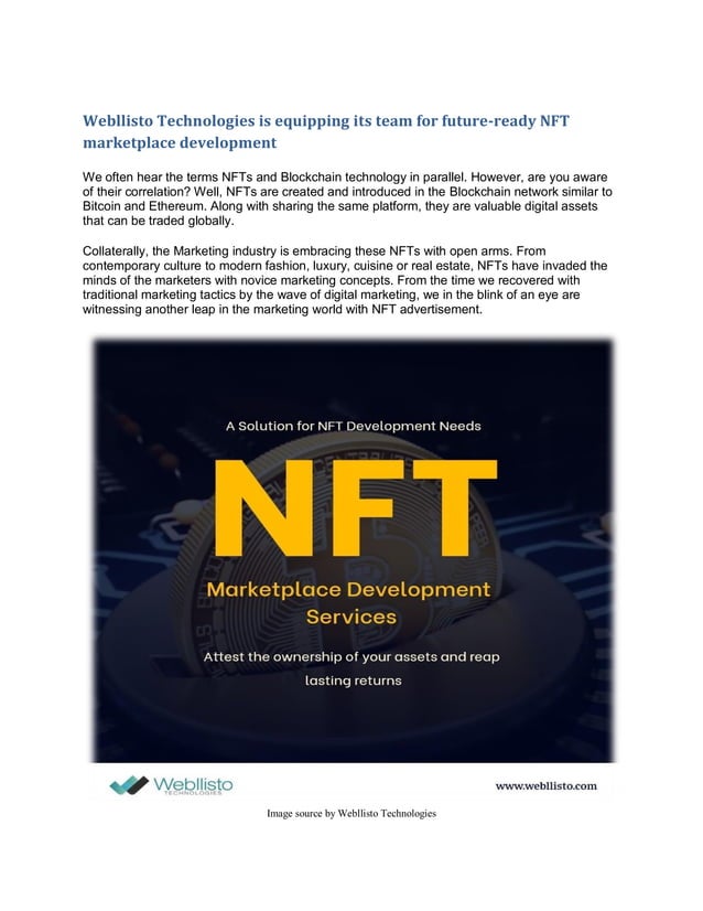 NFT Marketplace Development | PDF