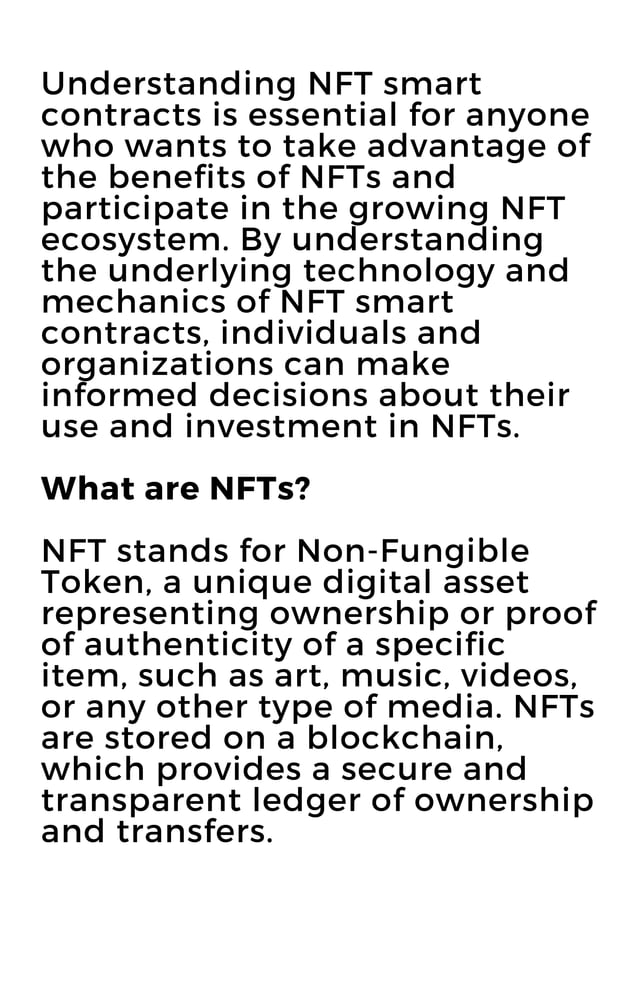 NFT Smart Contract What do You Know About Them.pdf