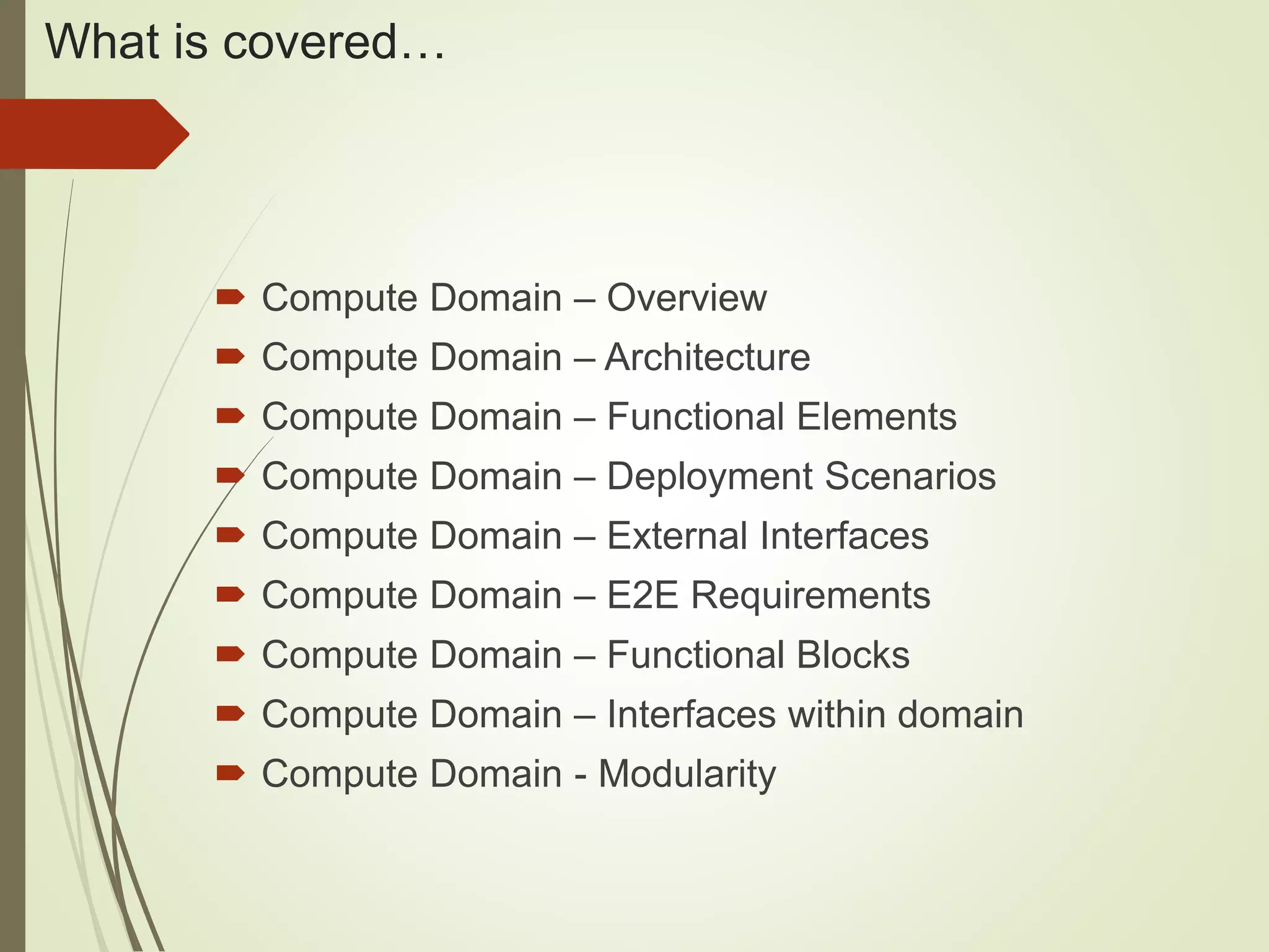 Nfv compute domain | PPTX