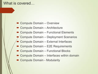 Nfv compute domain | PPTX